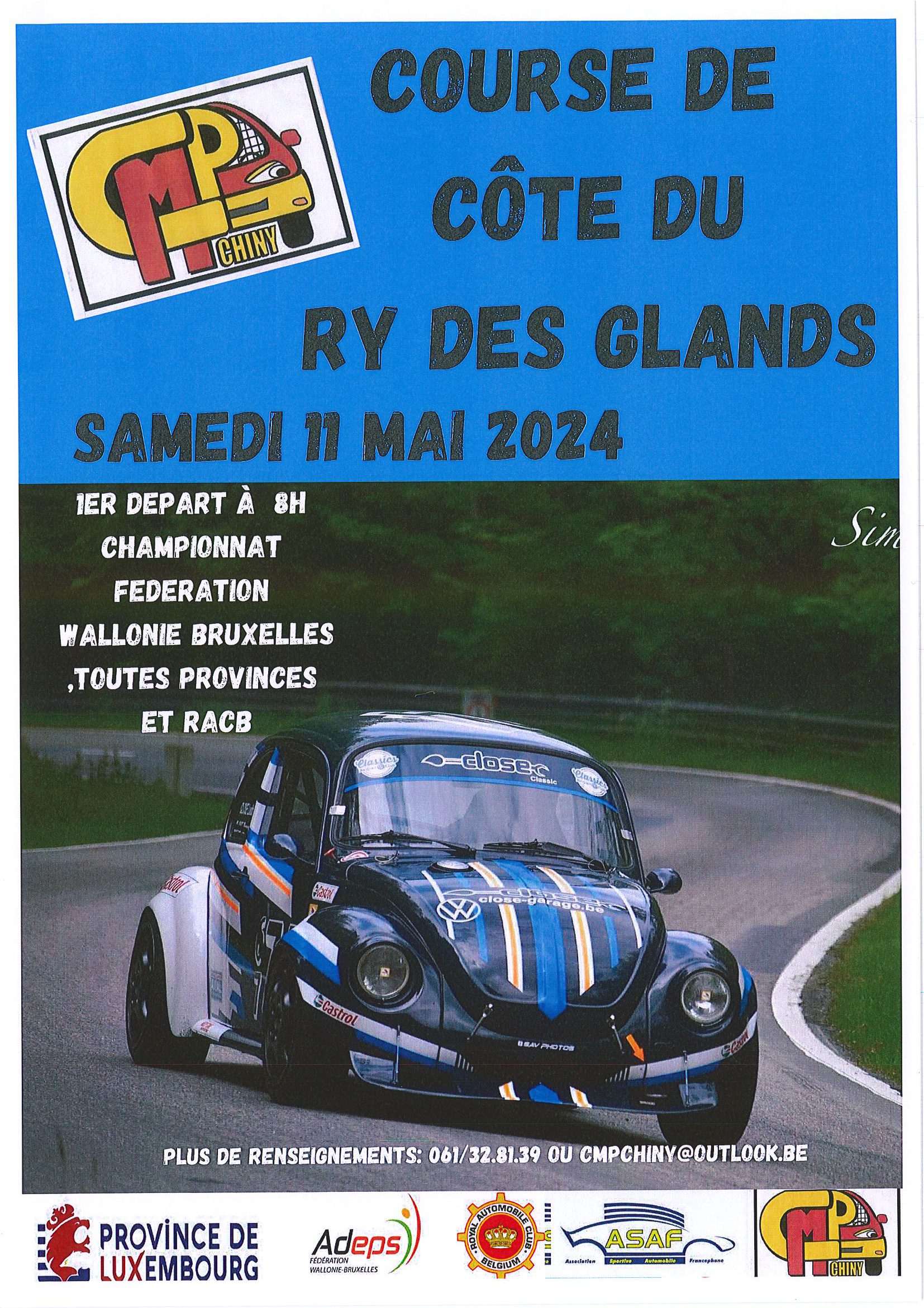 ASAF — COURSE DE CÔTE DU RY DES GLANDS